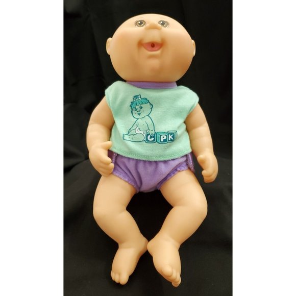 Toys | Small Cabbage Patch Kid 25th Anniversary Drink N Wet Newborn Baby Doll Brown Eye | Poshmark